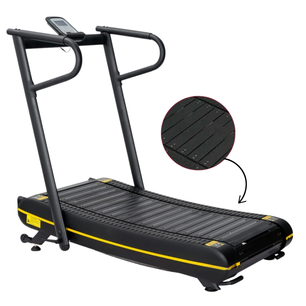 Curved Manual Treadmill with magnetic resistance - Zuheri Sports